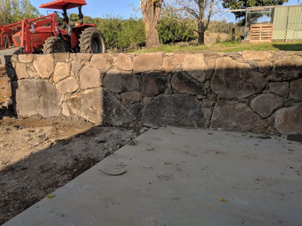 Basalt Bush Rock Wall - Great Northern Landscapes